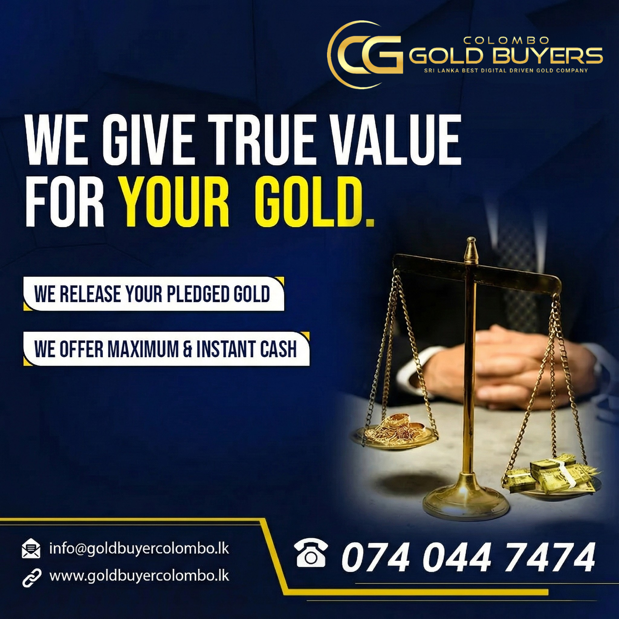 Gold Buyer Colombo | We Provide Instant Cash for Your Gold